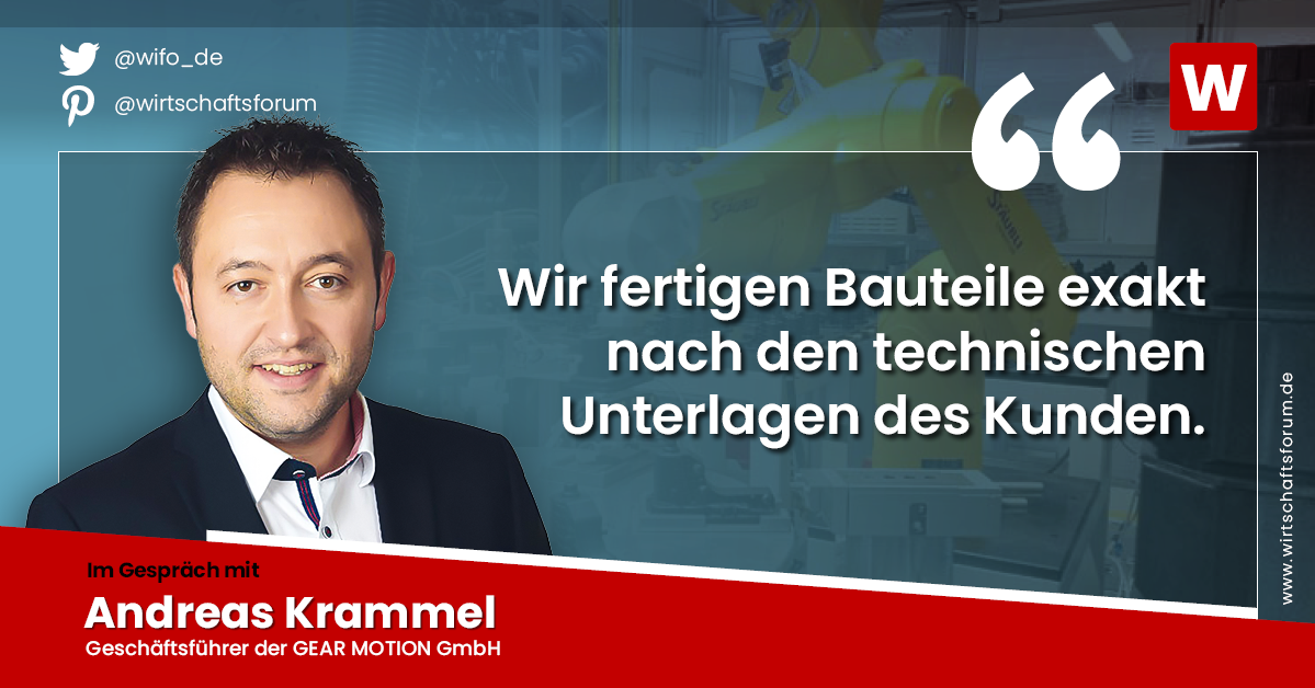 GEAR MOTION GmbH im Interview | wirtschaftsforum.de